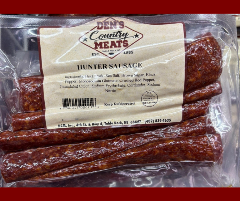 Hunter Sausage | Den's Country Meats