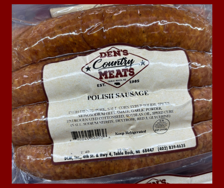 Polish Sausage | Den's Country Meats